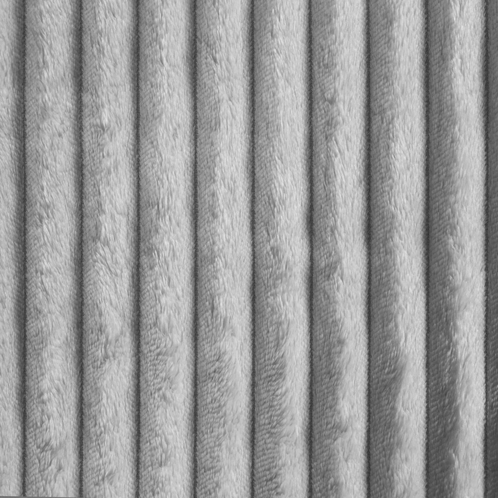 Design 91 DEKA Z MIKROFLANELU SOFT 70X160 CM STŘÍBRNÁ