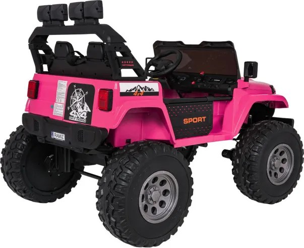 Elektrické autíčko Extreme Sport 4x4 růžové