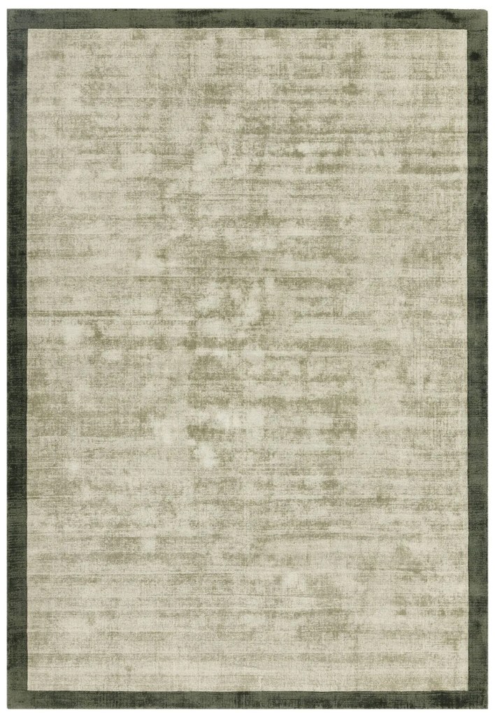 Černý koberec Ife Border Charcoal Silver Rozměry: 160x230 cm