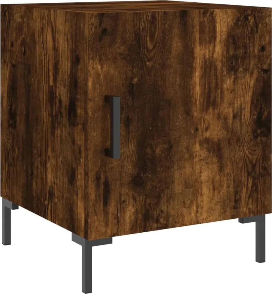 vidaXL Noční stolek 40 x 40 x 50 cm kompozitní dřevo [827574] Barva: Bílá
