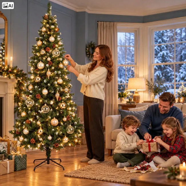 Vánoční stromek s koblihami MERRY 220 cm