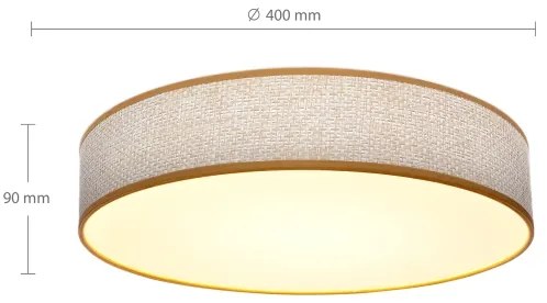 Brilagi - LED Stmívatelné stropní svítidlo CARMEN LED/48W/230V 3000-6500K + DO