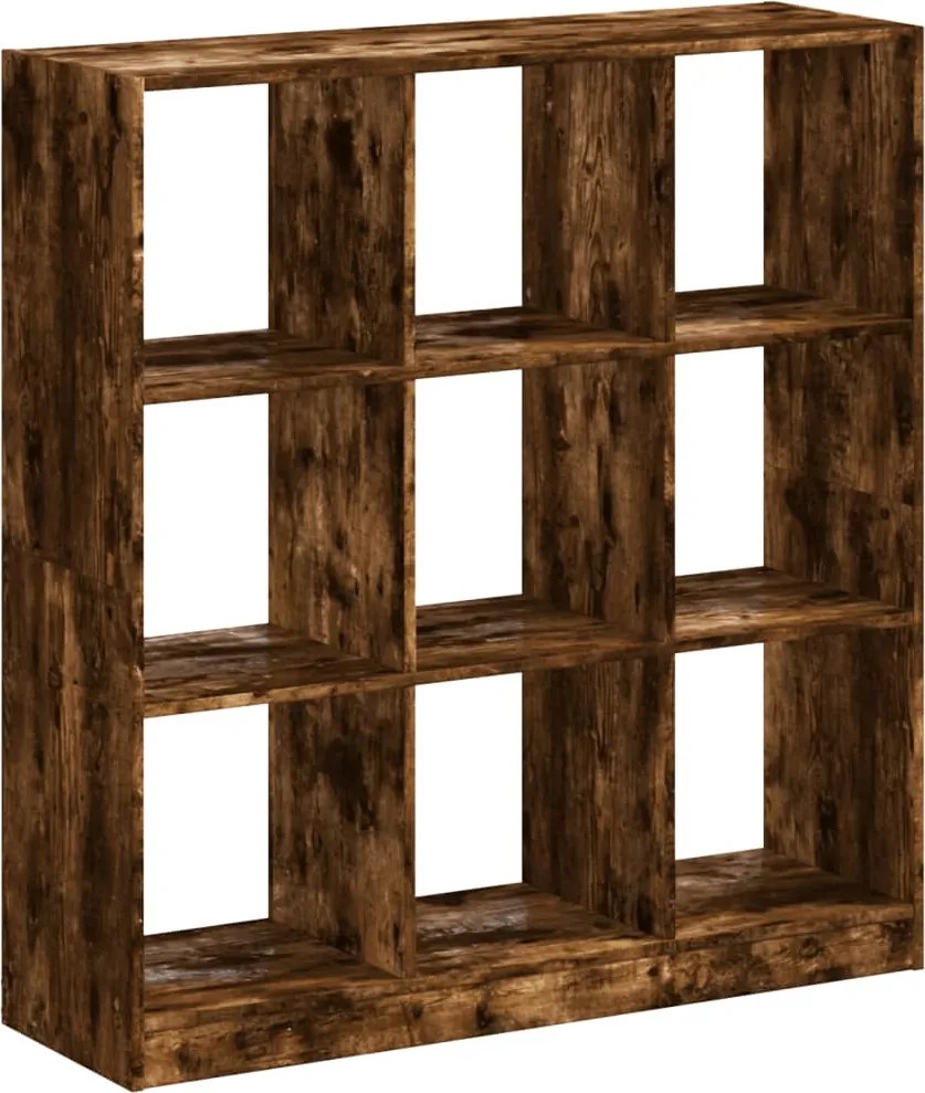 Knihovna kouřový dub 102 x 32 x 108 cm kompozitní dřevo 3307841