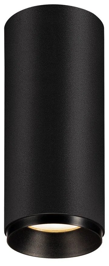 LA 1004418 NUMINOS® CL DALI S vnitřní LED přisazené stropní svítidlo černá/černá 3000 K 24° - BIG WHITE (SLV)