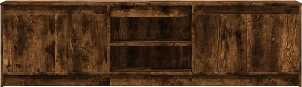 TV skříňka s LED kouřový dub 180 x 34 x 50 cm kompozitní dřevo 3307916