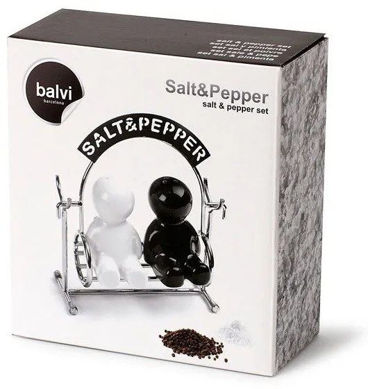 Slánka a pepřenka se stojánkem Salt &amp; Pepper – Balvi