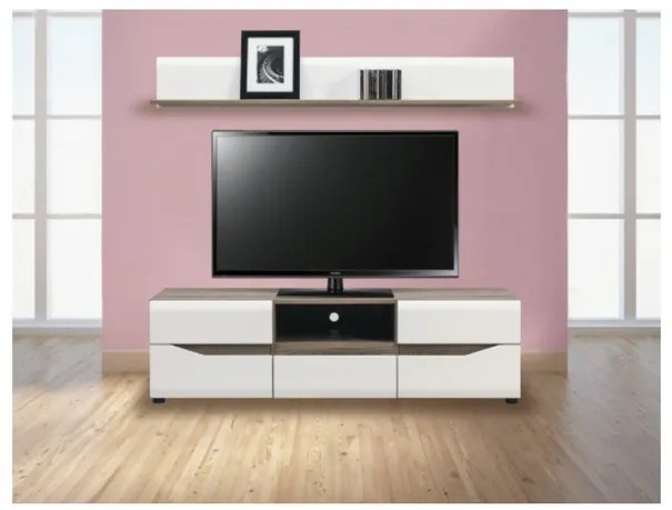 Sconto TV sestava LUCY dub sonoma truffel/bílá