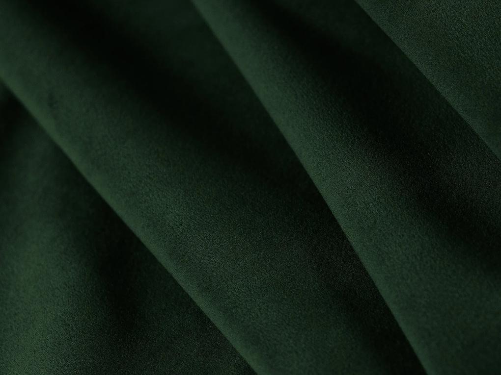 Rohová pohovka judy do tvaru u levá velvet tmavě zelená MUZZA