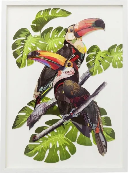 Obraz Frame Art Paradise Bird Couple 70×50 cm