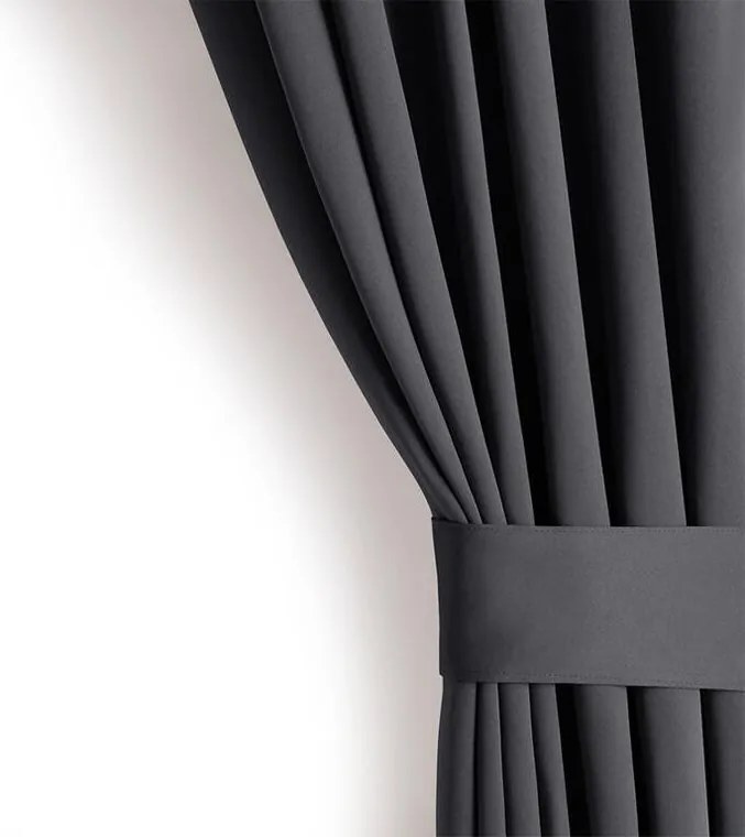 Zatemňovací závěs blackout RESTILO grafitový 140 x 245 cm