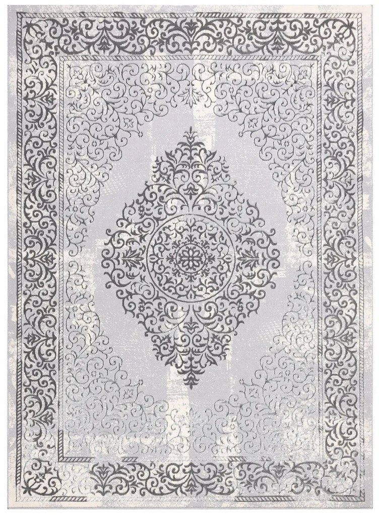 Dywany Łuszczów Kusový koberec Core W7161 Vintage rosette grey Rozměry koberců: 160x220