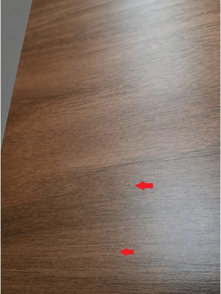 Rozkládací jídelní stůl s přídavnou deskou v dekoru ořechu 90x180 cm Montreux - II. jakost – Actona