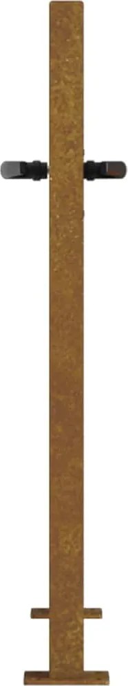 Zahradní branka 100 x 75 cm z cortenové oceli, design stromu 153214