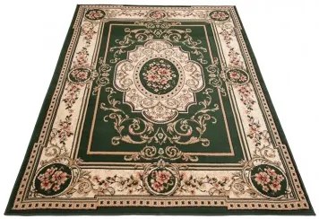 Klasický kusový koberec ATLAS F744A Zelený Rozměr: 250x350 cm