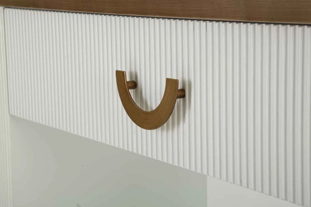 Designová konzole Tahigwa 121 cm bílá