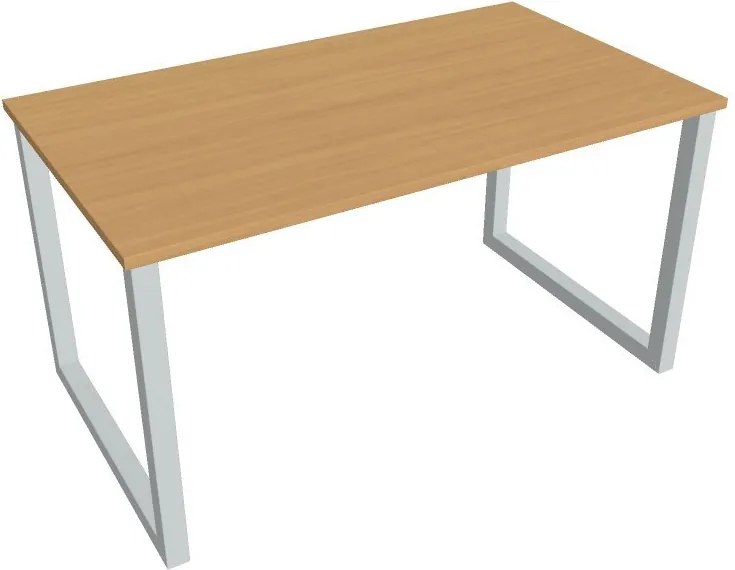 Kancelářský stůl jednací Hobis UJO1400, deskaakát, bílá RAL 9016