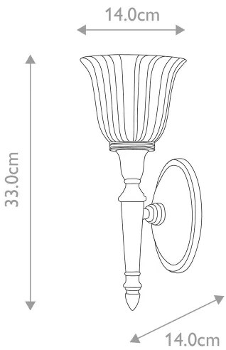 Elstead BATH-DRYDEN1-PC - LED Koupelnové svítidlo DRYDEN 1xG9/3W/230V IP44