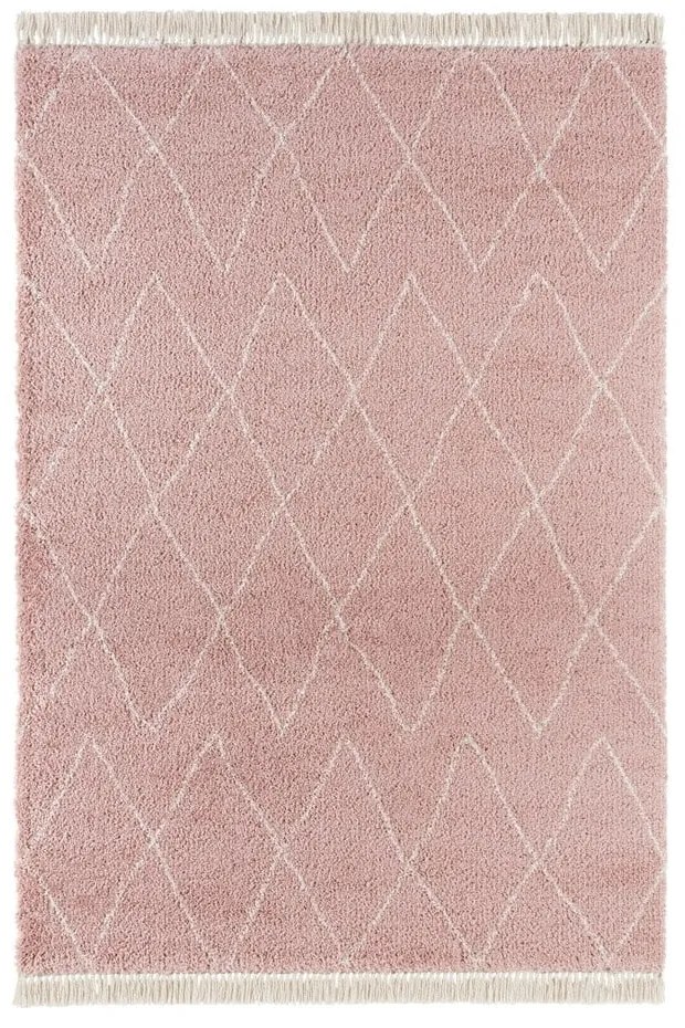 Růžový koberec Mint Rugs Jade, 80 x 150 cm