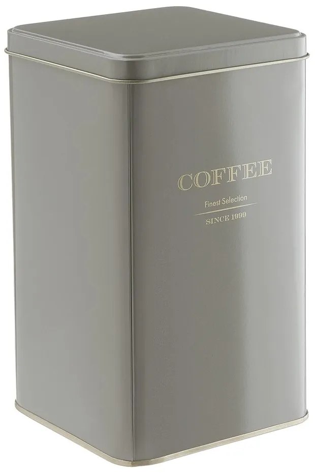 TIN TIN Dóza na kávu 1850 ml - hnědá