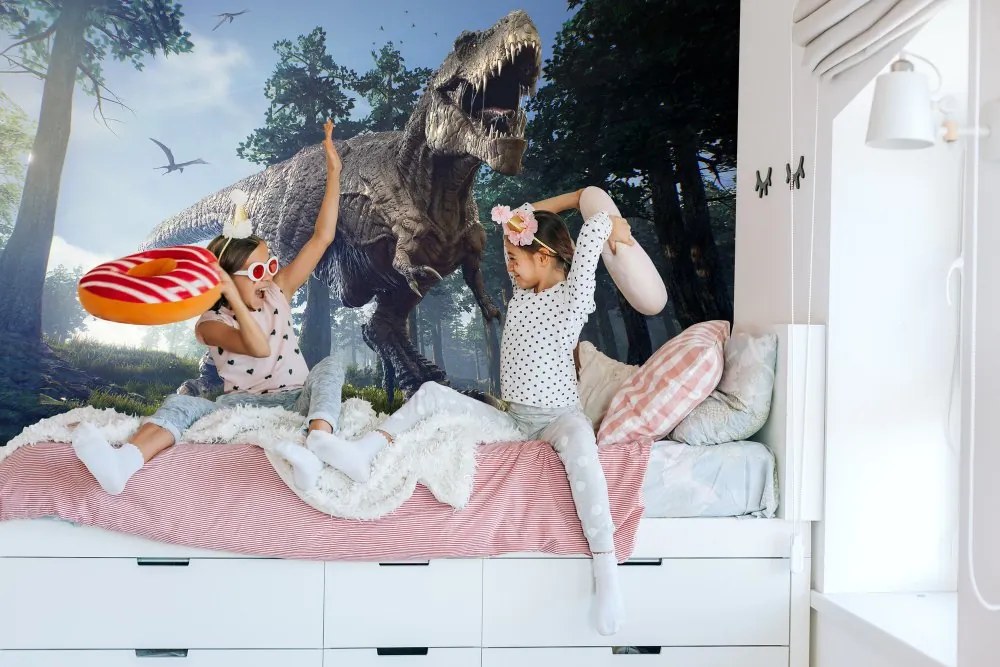 Fototapeta Tyrannosaurus V Lese Hladký vinyl 360x240