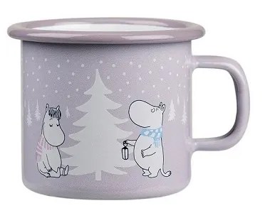 Smaltovaný plecháček Snowfall 2,5 dl Muurla