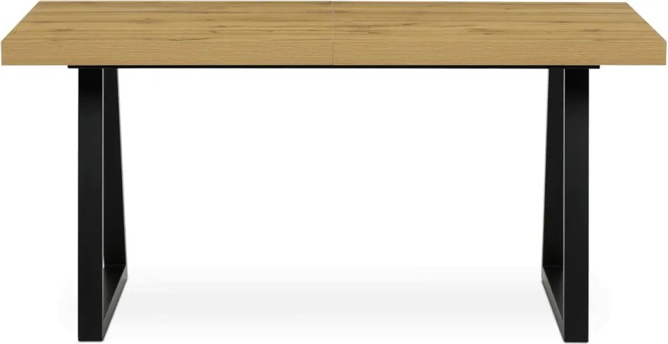 Jídelní stůl rozkládací 160- HT-R5624 OAK, lamino, dub (160 x 90) cm
