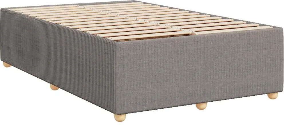 Rám postele bez matrace taupe 120 x 200 cm textil 3284932