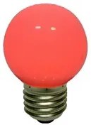 LED žárovka LBE, červená, 6 diod, patice E27, IP44