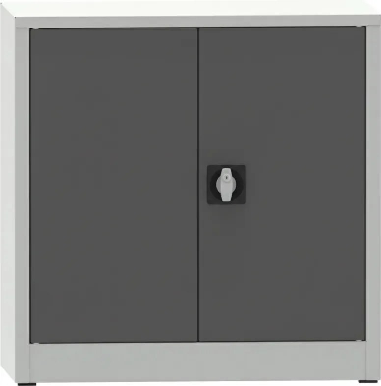 Dílenská policová skříň na nářadí KOVONA JUMBO, 1 police, svařovaná, 800 x 500 x 800 mm, šedá / grafit