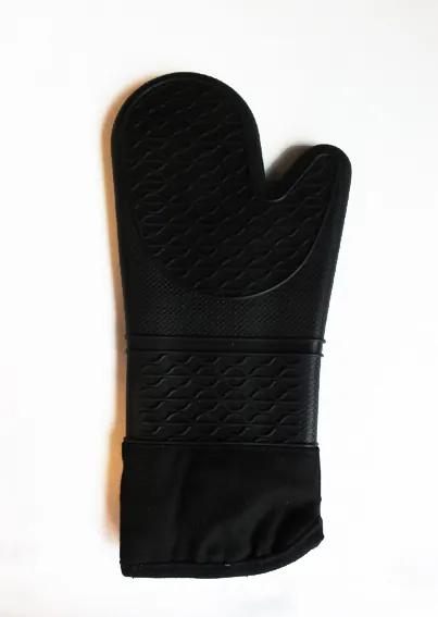 Silicone rukavice chňapka, černá | BIANO