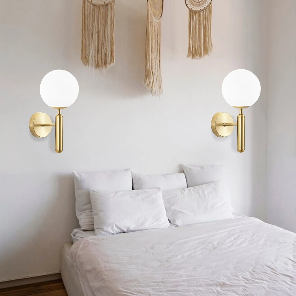 Toolight Rea, Nástěnné svítidlo G098-1W GOLD, OSW-09723