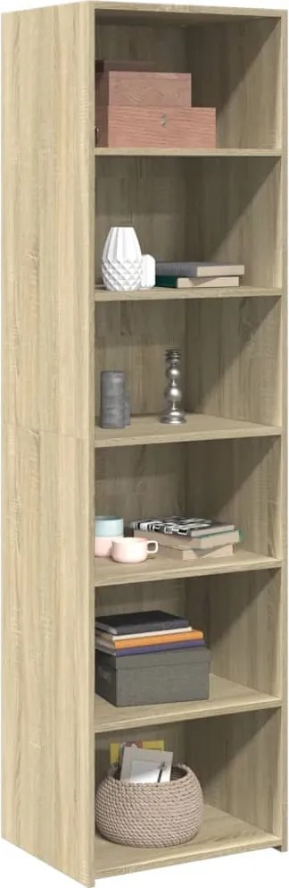 Skříň highboard dub sonoma 50 x 41 x 185 cm kompozitní dřevo 3281682