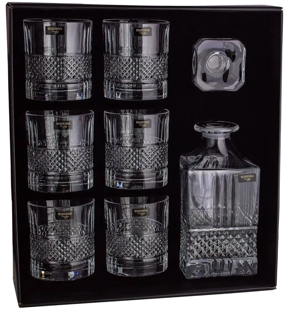 BOHEMIA PRESTIGE ELEGANTE WHISKY SADA 1+6 KS