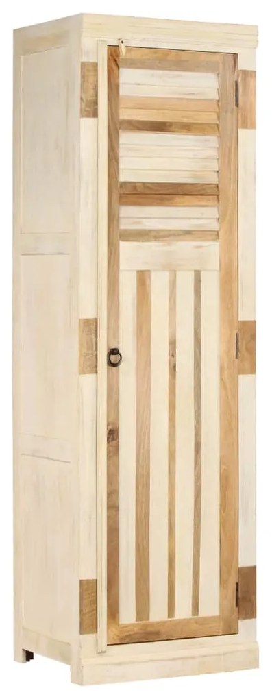 Šatní skříň - masivní mangovníkové dřevo | 60x50x200 cm
