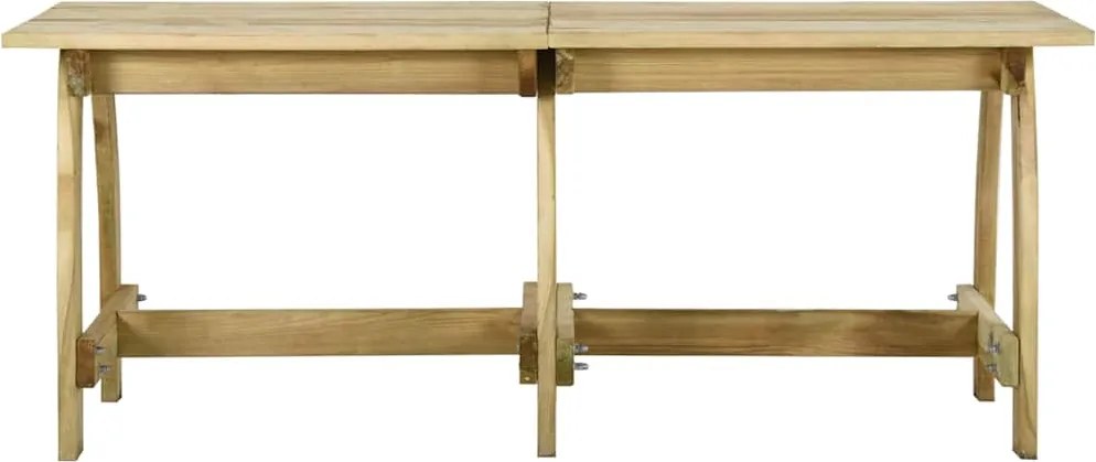 Zahradní stůl 220 x 74 x 75 cm impregnované borové dřevo 318405