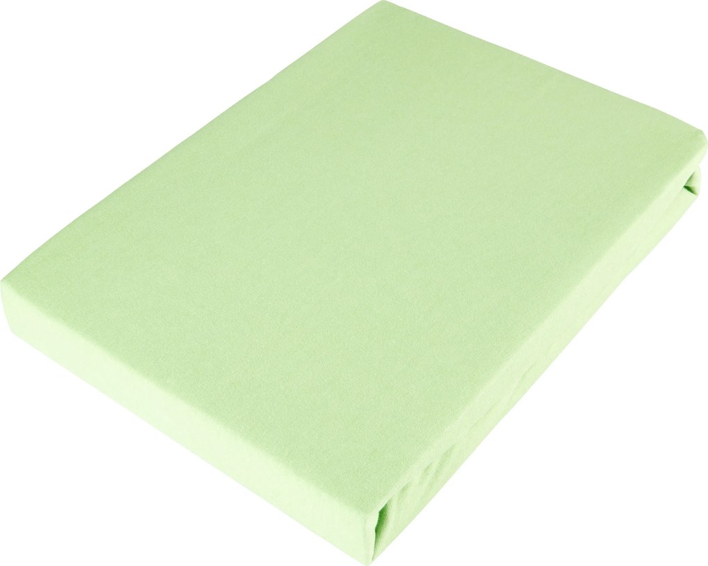 XXXLutz ELASTICKÉ PROSTĚRADLO, žerzej, zelená, 100/200 cm Esposa - Prostěradla - 007960002810