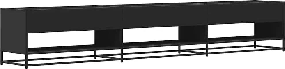 TV skříňka černá 270 x 40 x 46 cm kompozitní dřevo 3300810