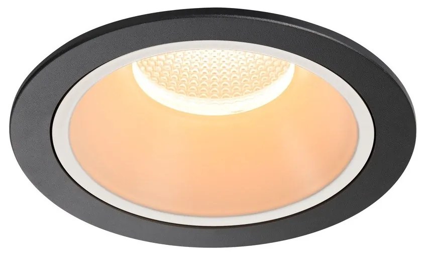 LA 1003992 NUMINOS® DL XL vnitřní LED zápustné stropní svítidlo černá/bílá 2700 K 55° - BIG WHITE