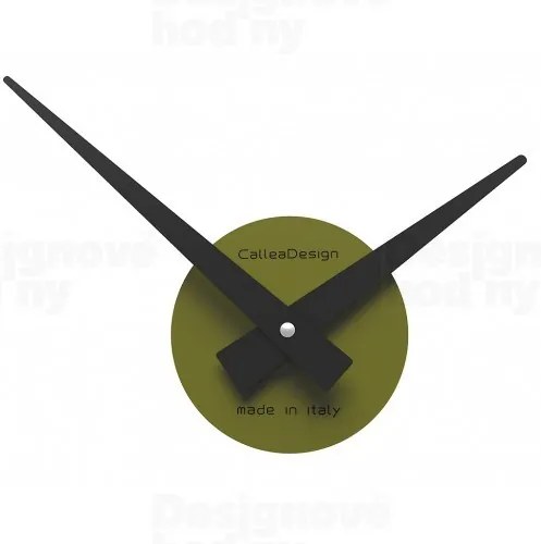 CalleaDesign 10-311 Botticelli piccolo zelená oliva-54 32cm nalepovací hodiny