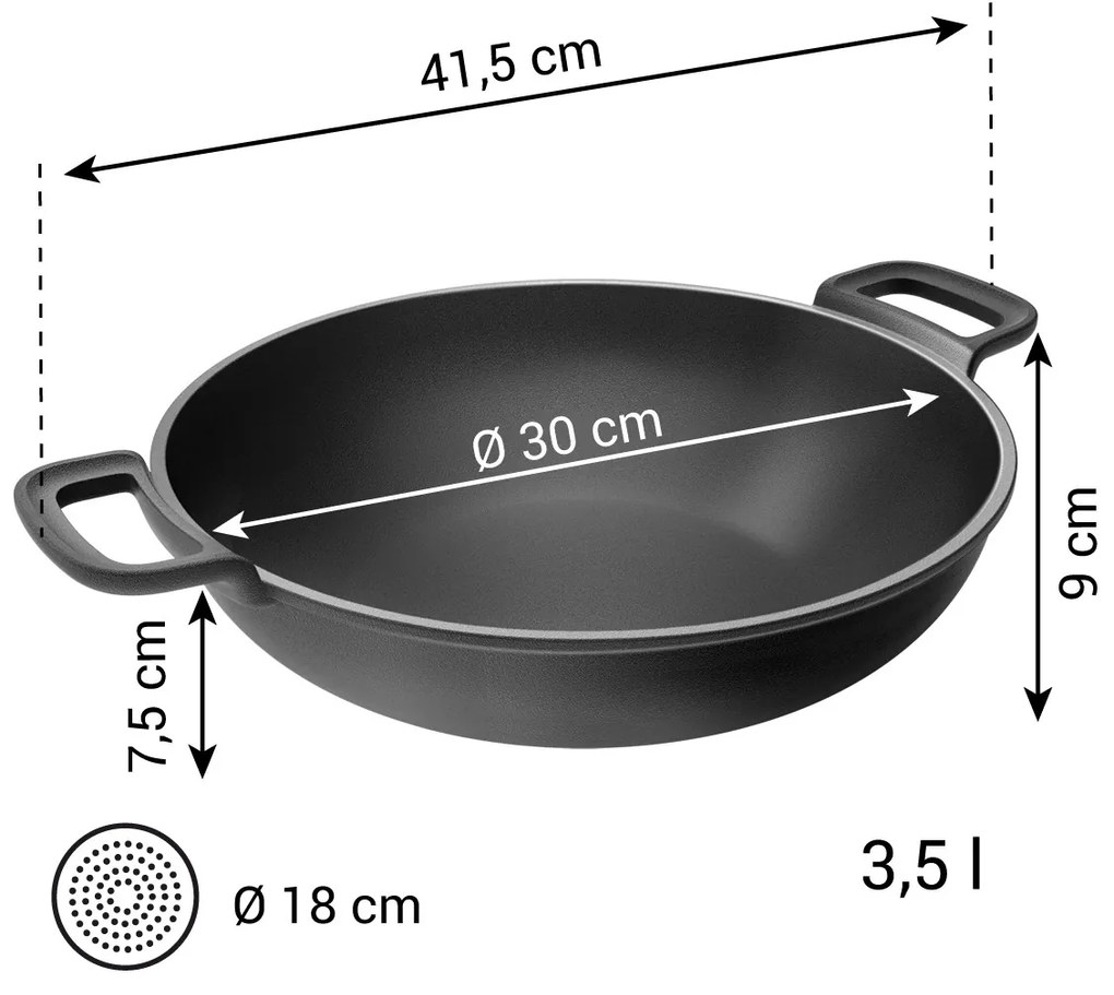 Wok MASSIVE ø 30 cm