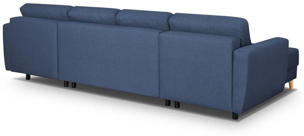 Casarredo - Komfort nábytek Rozkládací sedací souprava do U OLAF s úložným prostorem, výběr látek SK2 | potah: kronos 25