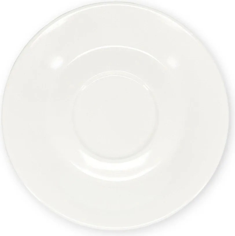 Bílý porcelánový podšálek ø 15,5 cm Barista – BonBistro