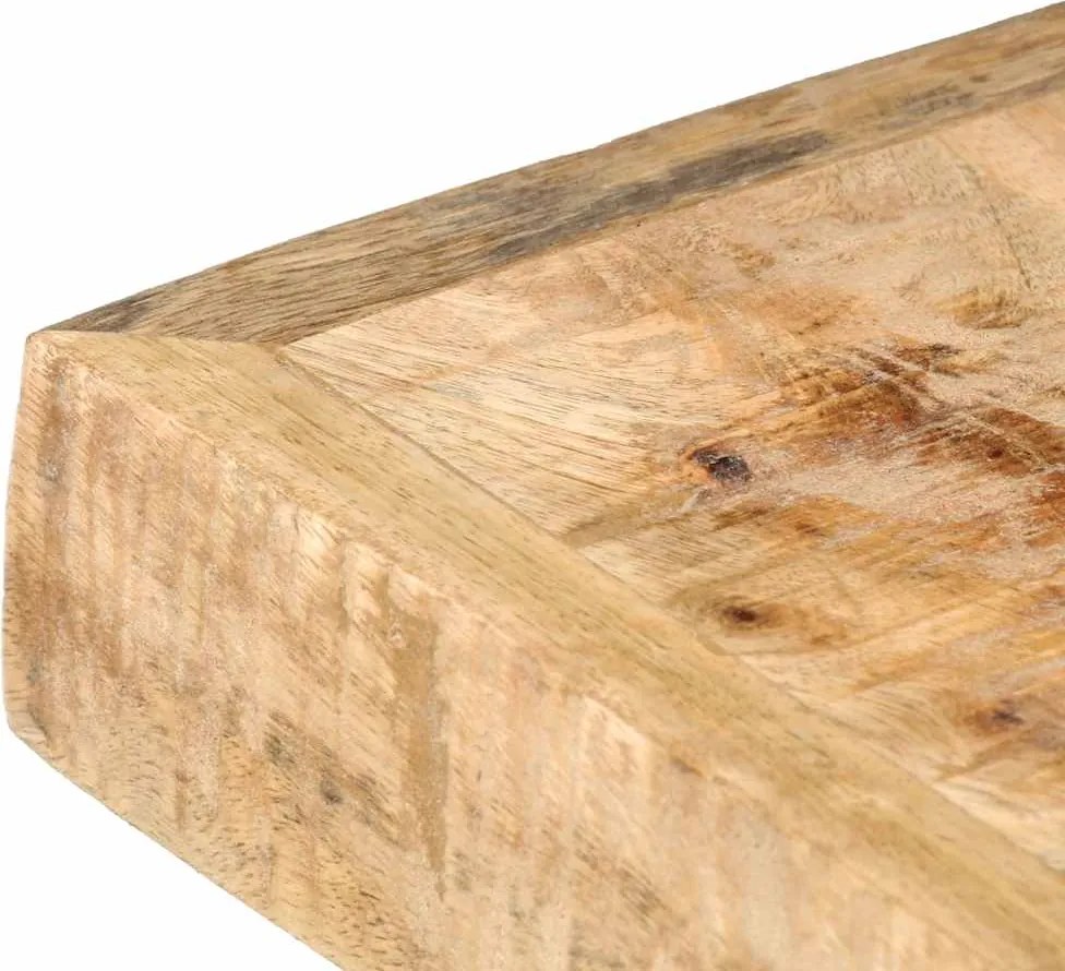 Jídelní stůl 180 x 90 x 76 cm masivní hrubé mangovníkové dřevo 285963