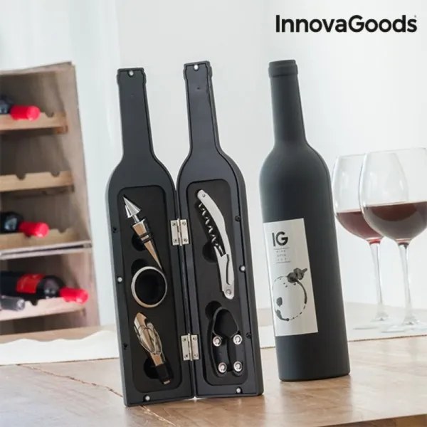 Souprava na víno láhev InnovaGoods (5 částí)