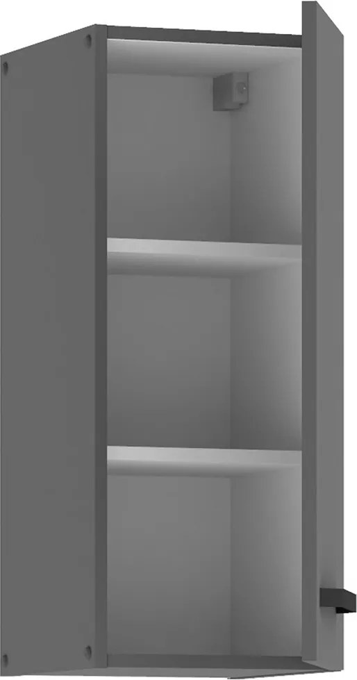 Kuchyňská linka NESSANT se | 250x280 cm | zásuvky PREMIUM BOX | šedá mat