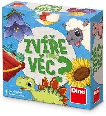 Karetní hra dino zvíře nebo věc?