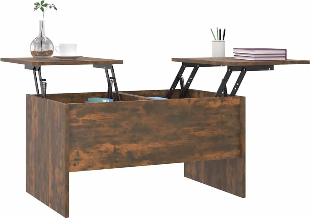 vidaXL Konferenční stolek 80 x 50 x 42,5 cm kompozitní dřevo [809732] Barva: Černá