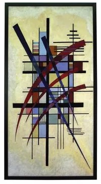 Obraz Kandinsky – Zeichen mit Begleitung Kler Accessories