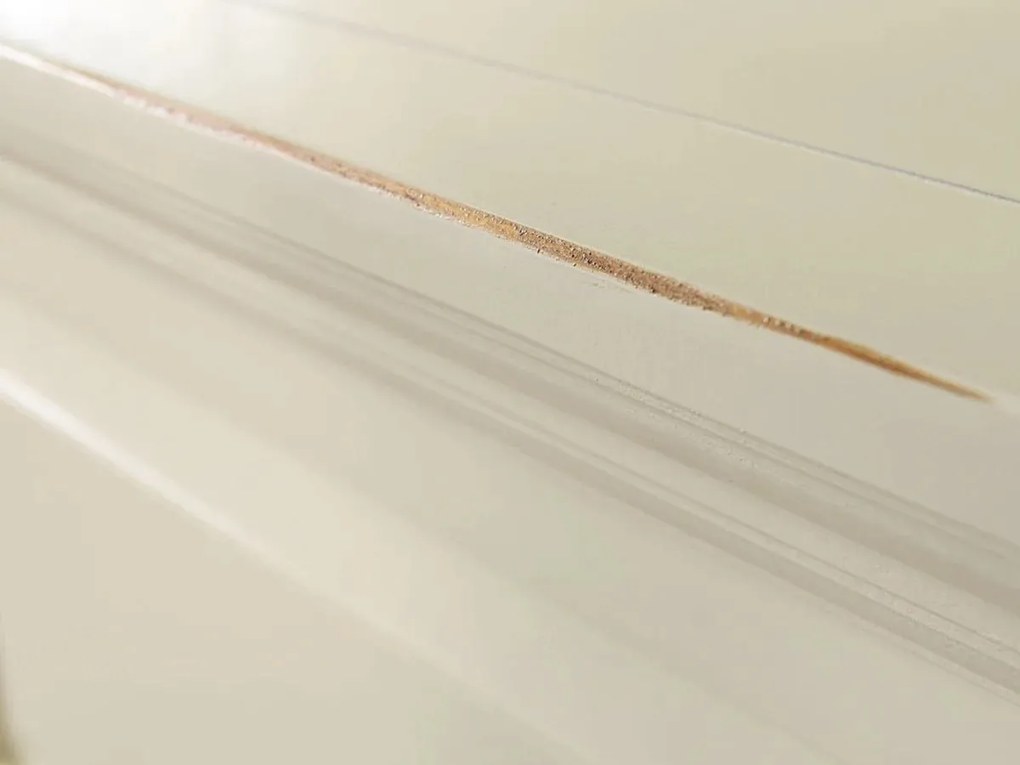 furniture-nabytek.cz - Masivní truhlice Catello z borovice a MDF, lakovaná, bílá – 80×44×50 cm