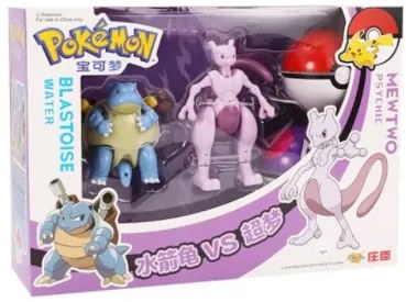 Skládací pokémoni v Pokeballu Varianta: set Blastoise a Mewtwo, skládací, s krabicí
